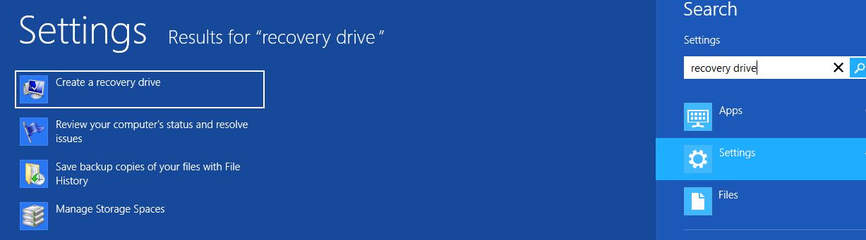 How to Create Recovery Disc in Windows 8 – CyberVally
